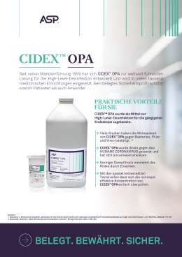 Lösung CIDEX™ OPA | ASP